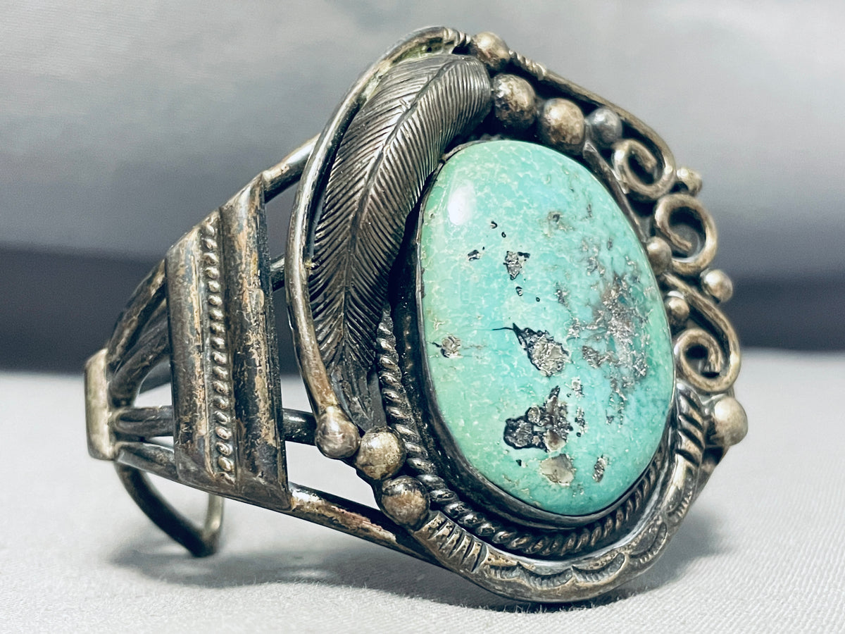 Ed Kee Remarkable Vintage Native American Navajo Royston Turquoise Ste ...