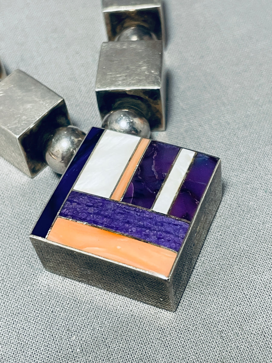 Important Vintage Native American Navajo Ray Tracey Sterling Silver In ...