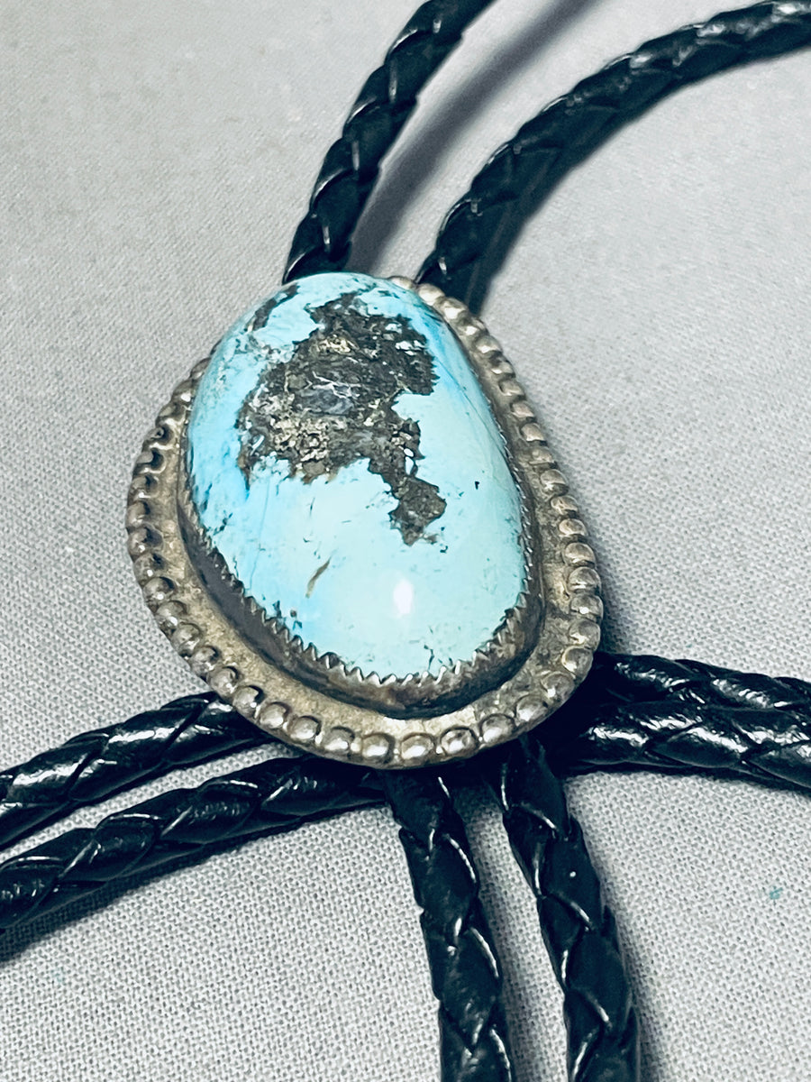 Traditional Vintage Native American Navajo Godber Turquoise Sterling S ...