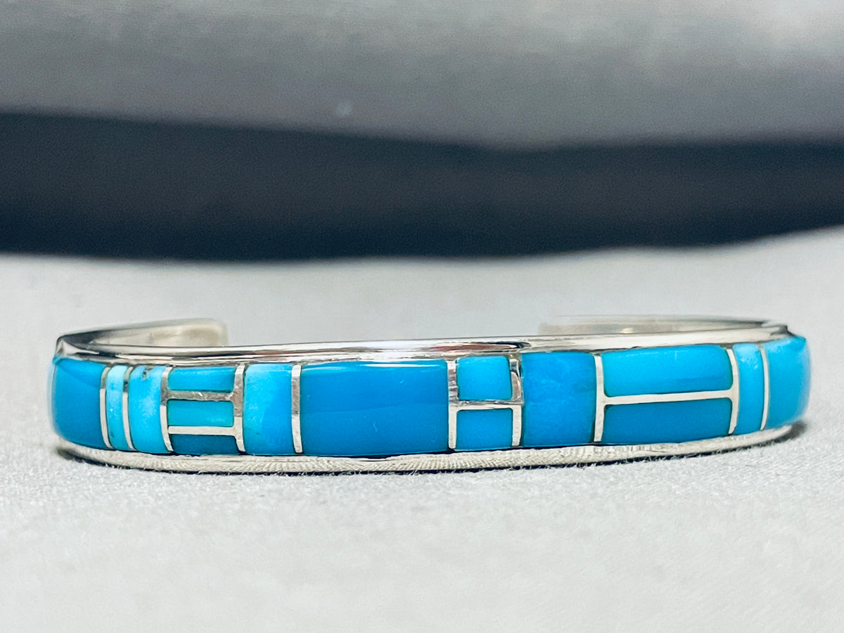Authentic Native American Navajo Old Kingman Sleeping Beauty Turquoise ...