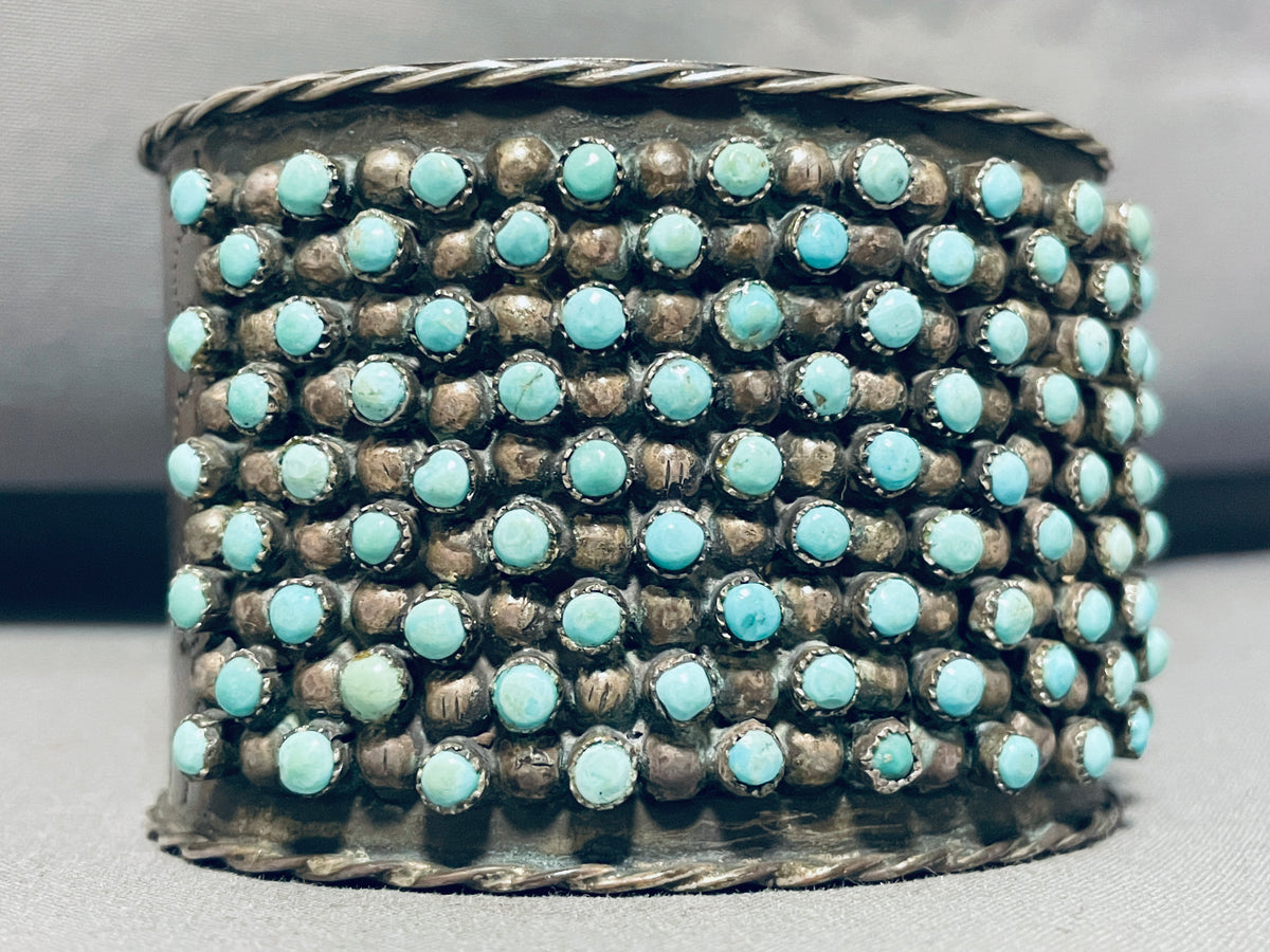 One Of Best Ever Vintage Native American Navajo Snake Eyes Turquoise S ...