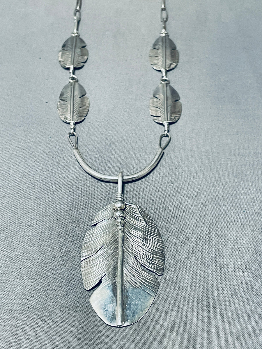 Very Important Vintage Ben Begaye (d) Sterling Silver Necklace – Nativo ...