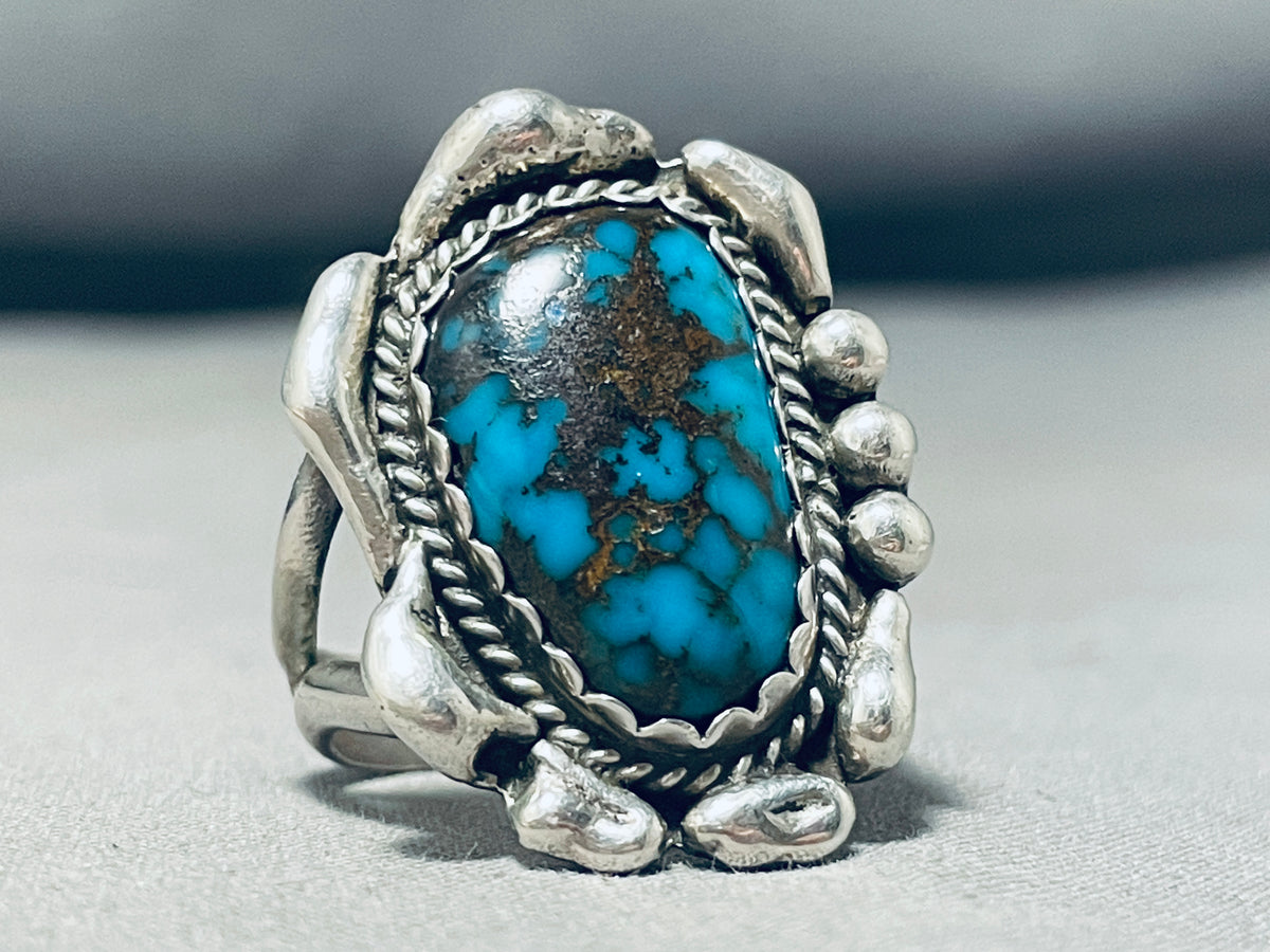 Godber Turquoise!!!!!! Rare Vintage Native American Navajo Sterling Si ...