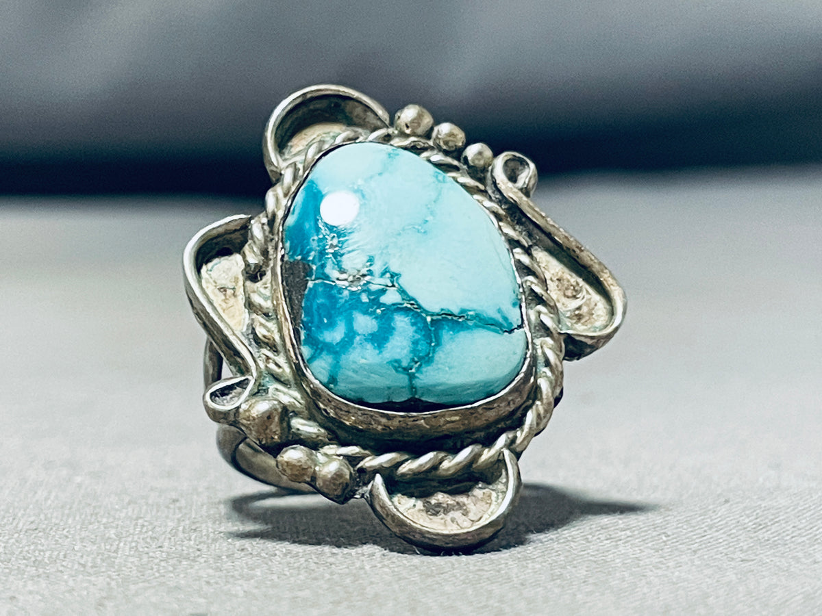 Breathtaking Vintage Native American Navajo Carico Lake Turquoise Ster ...