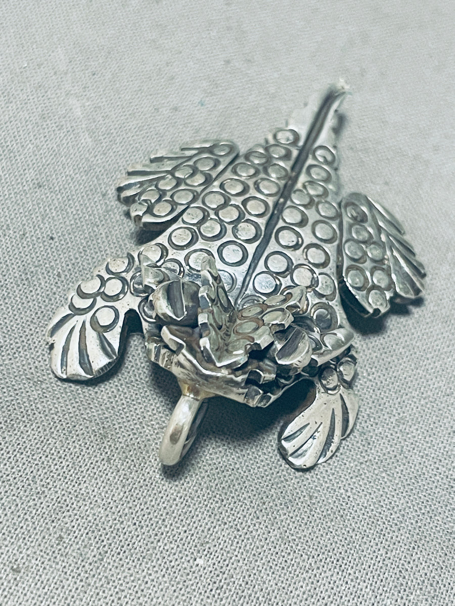 The Best Vintage Native American Navajo Toad Sterling Silver Pin Penda ...