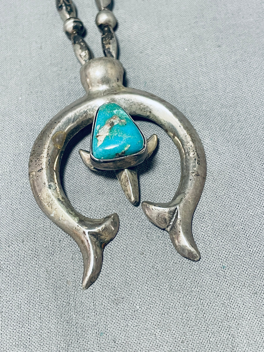 Dynamic Vintage Native American Navajo Royston Turquoise Sterling Silv ...