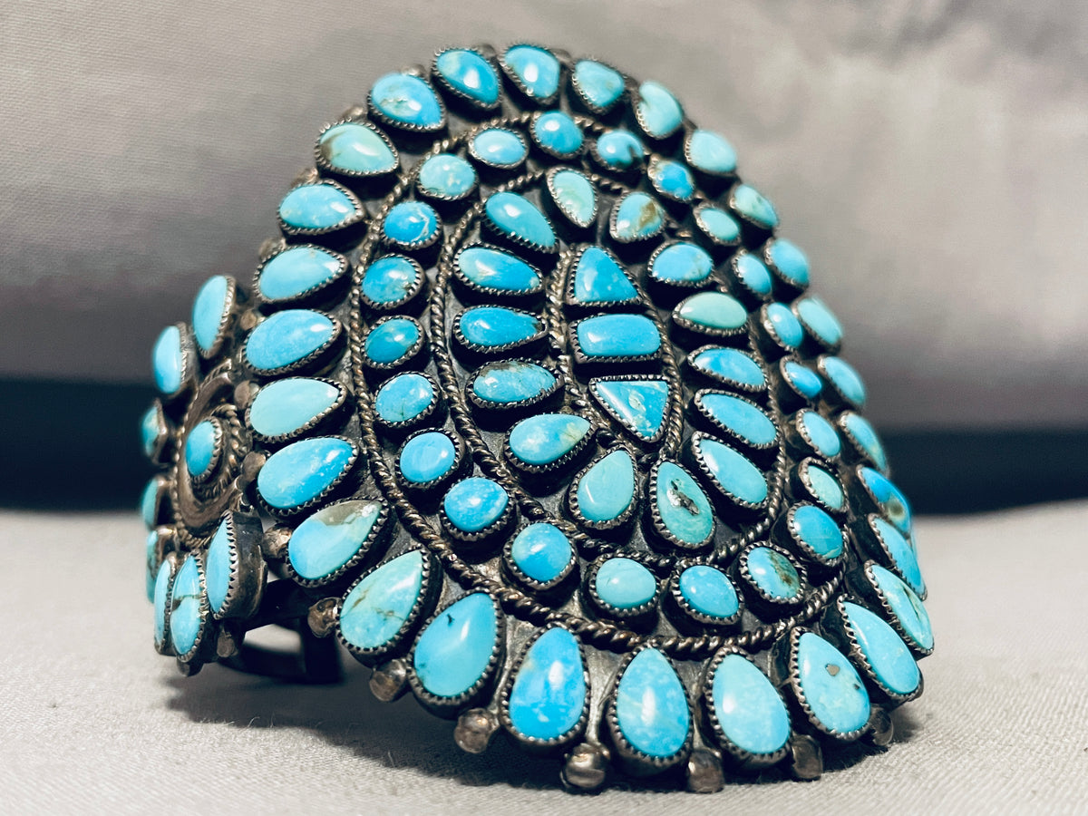 Important Victor Moses Begay Vintage Native American Navajo Turquoise ...