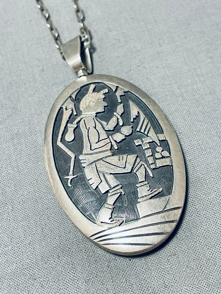 Cheryl Wadsworth Vintage Native American Hopi Sterling Silver Kachina ...
