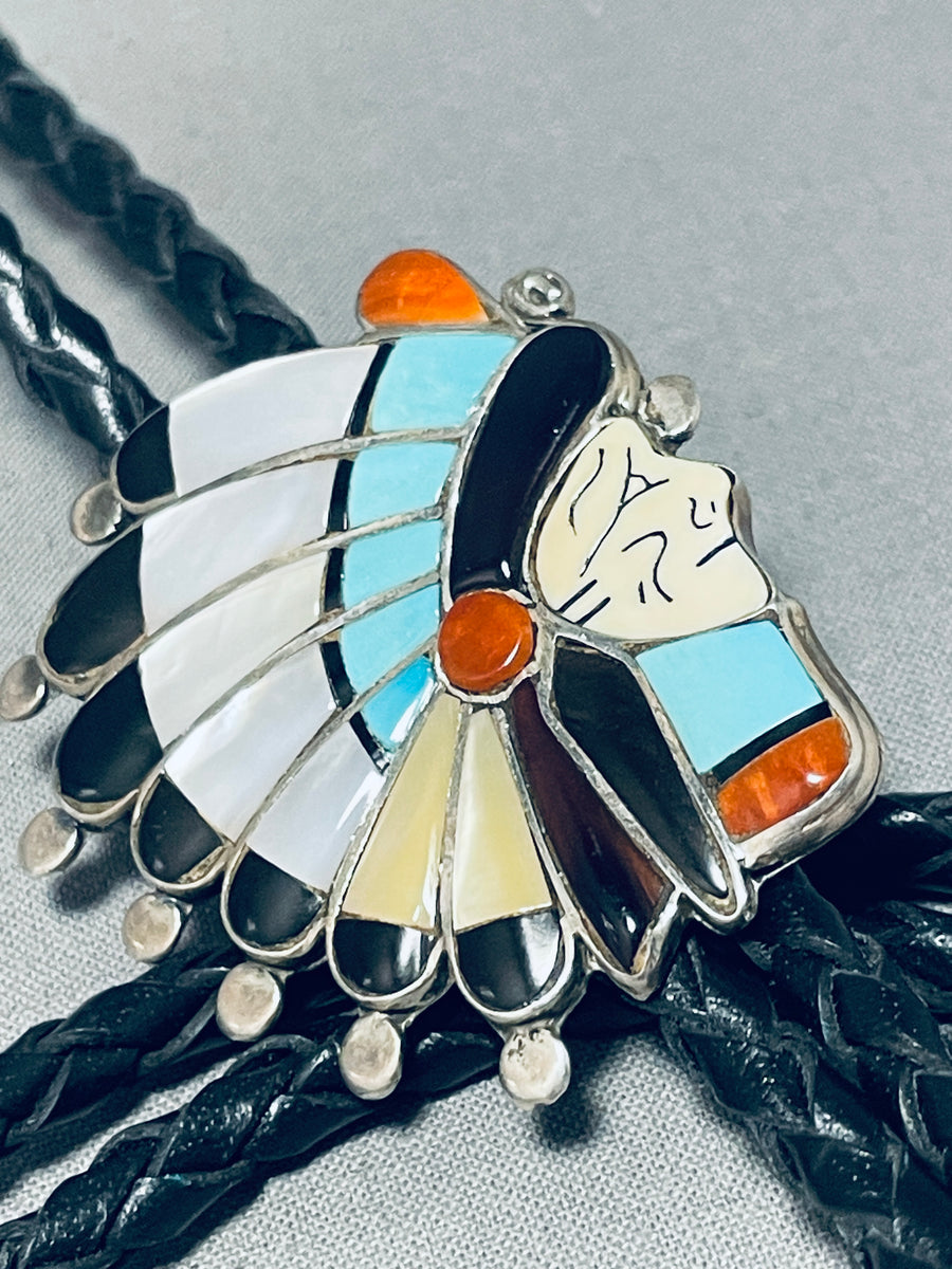 Unbelievable Vintage Native American Zuni Ralph Quam Blue Gem Turquois ...
