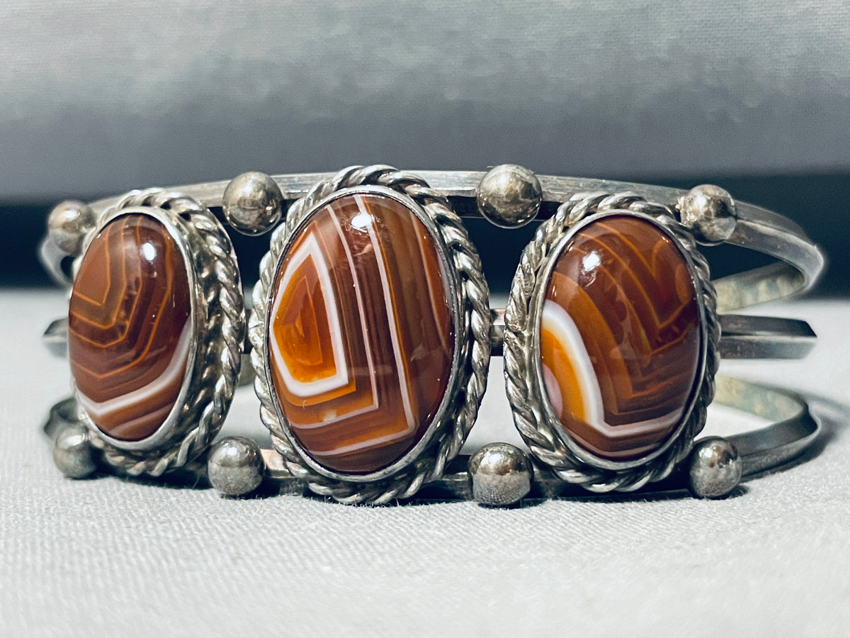 Antelope Canyon!! Vintage Native American Navajo Sterling Silver Petri ...
