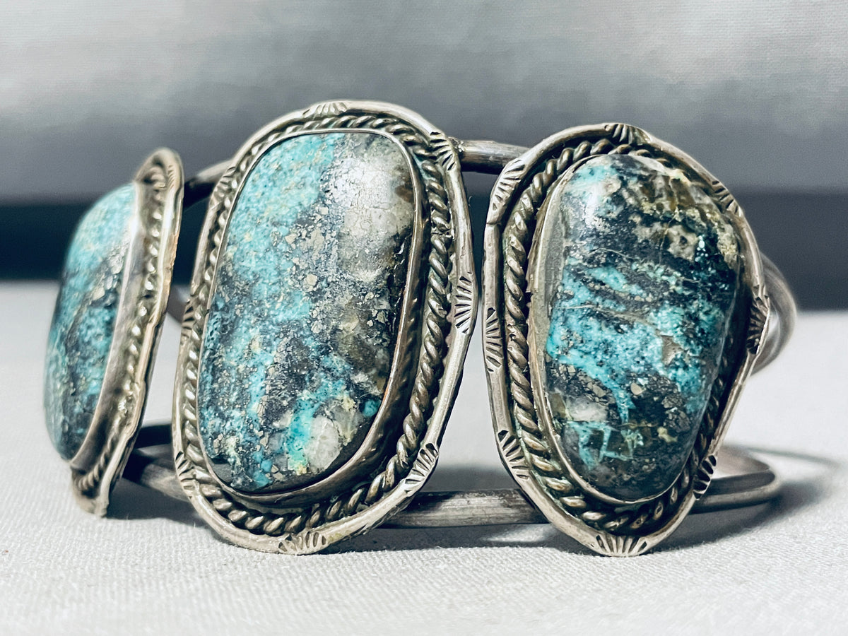 Lavender Pit Bisbee! Turquoise Vintage Native American Navajo Sterling ...