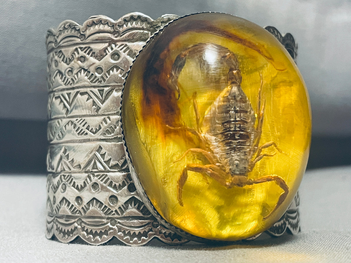 Gasp! Vintage Native American Scorpion Sterling Silver Bracelet ...