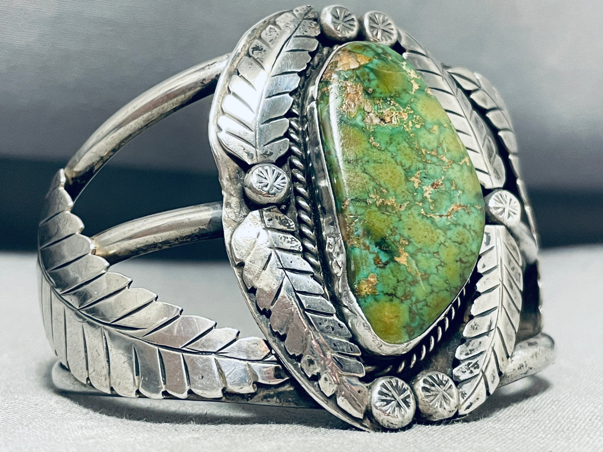 Important Early Damale Turquoise!! Vintage Native American Navajo Ster ...