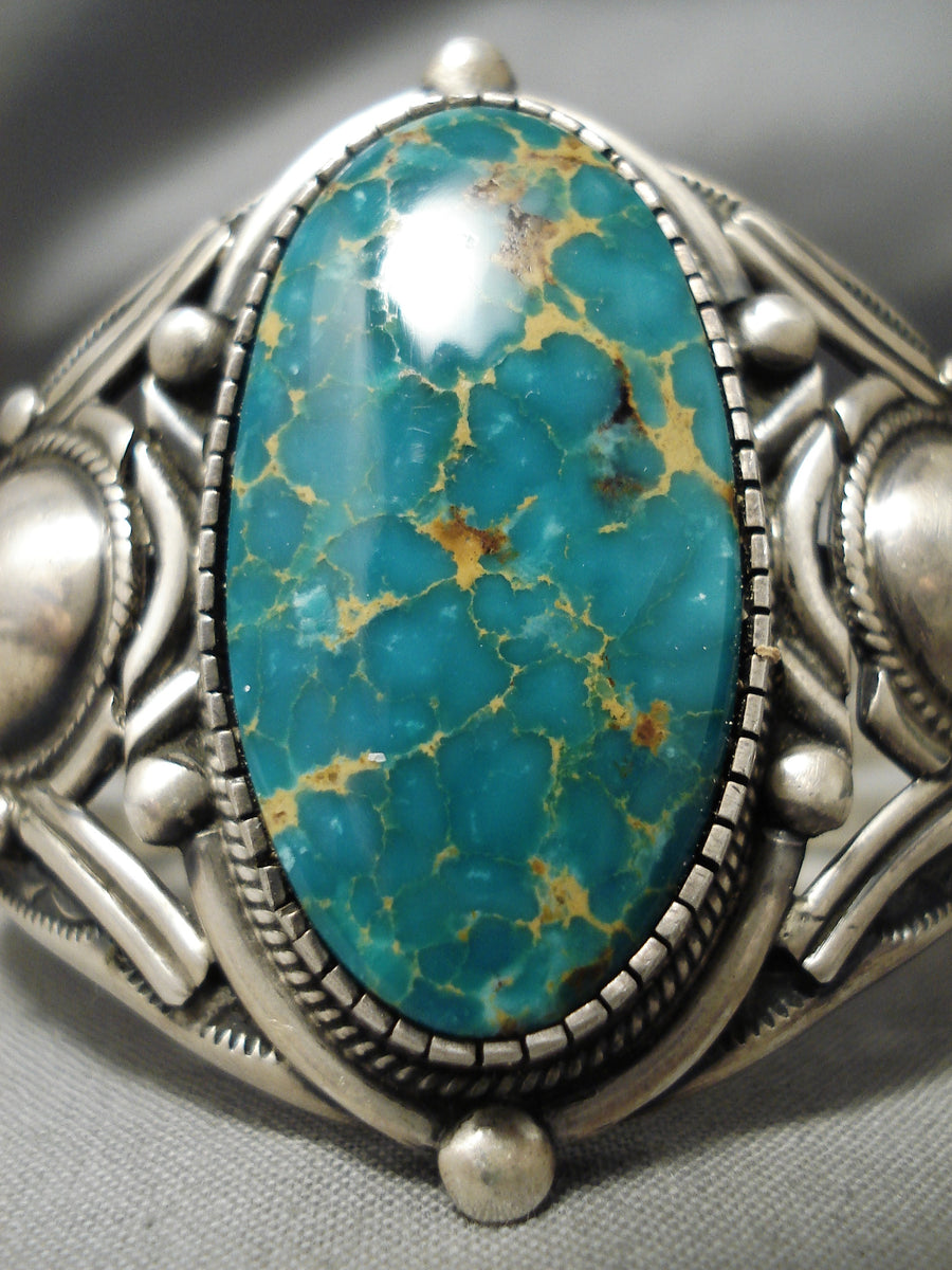 Important Verdy Jake Vintage Native American Navajo Damale Turquoise S ...