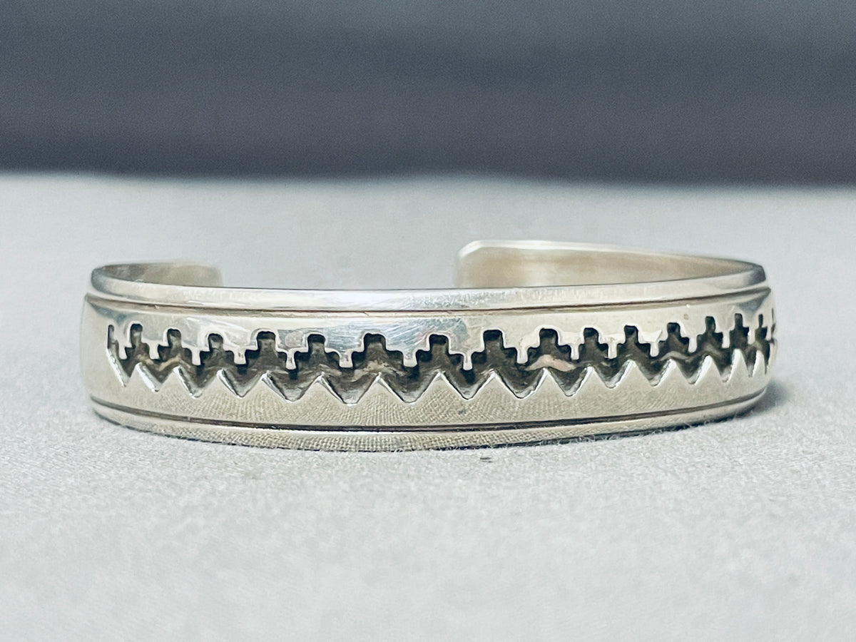 Authentic Thomas Singer Vintage Native American Navajo Sterling Silver ...