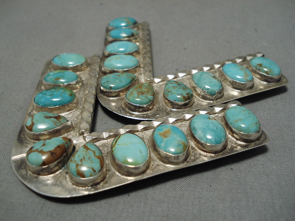 Rare Collar Protectors Vintage Navajo Native American Sterling Silver ...