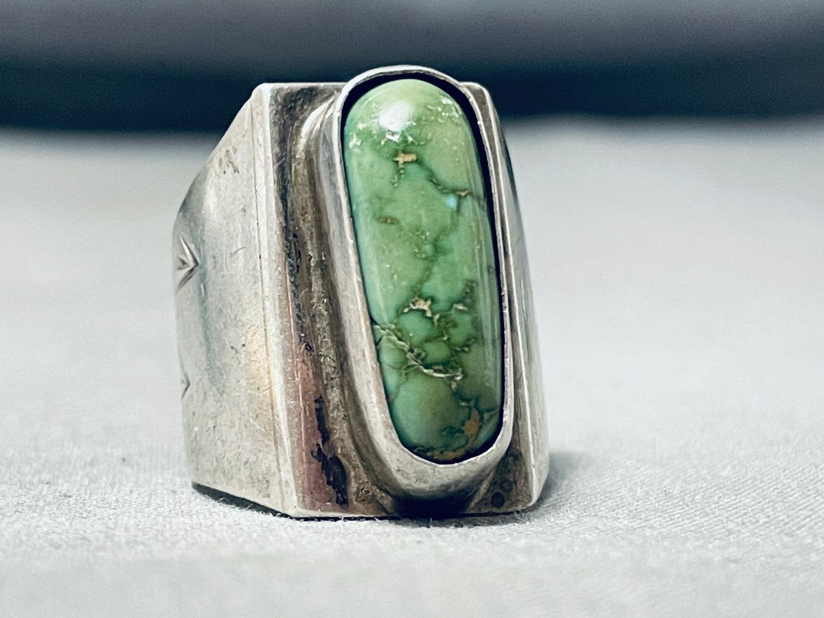 Hello! Vintage Signed Native American Hopi Damale Turquoise Sterling S ...