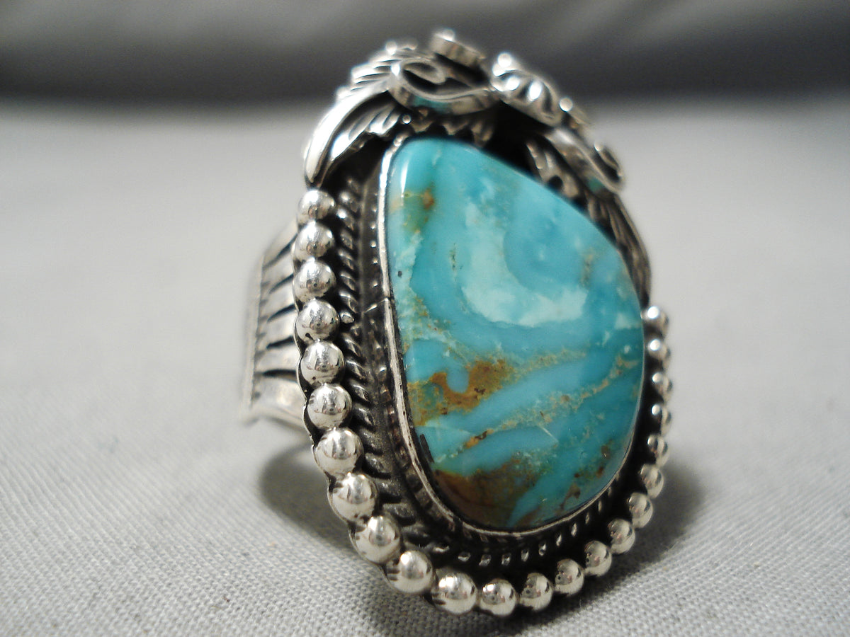 Stunning Rob Shakey Vintage Native American Navajo Royston Turquoise S ...