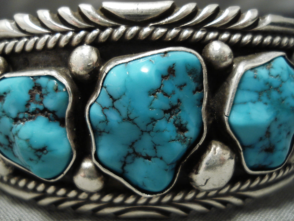Super Rare Early Vintage Native American Navajo Ben Begaye Turquoise S ...
