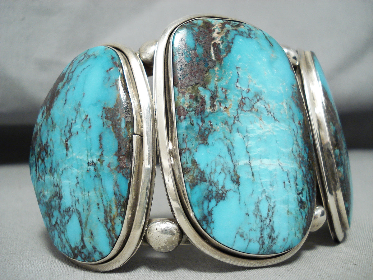 Best Ben Begaye (d.) Vintage Native American Navajo Blue Turquoise Ste ...