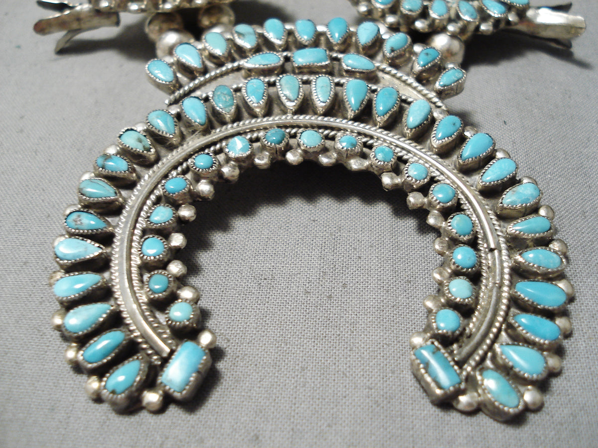 Johnny Mike Begay Vintage Native American Navajo Sterling Silver Squas ...