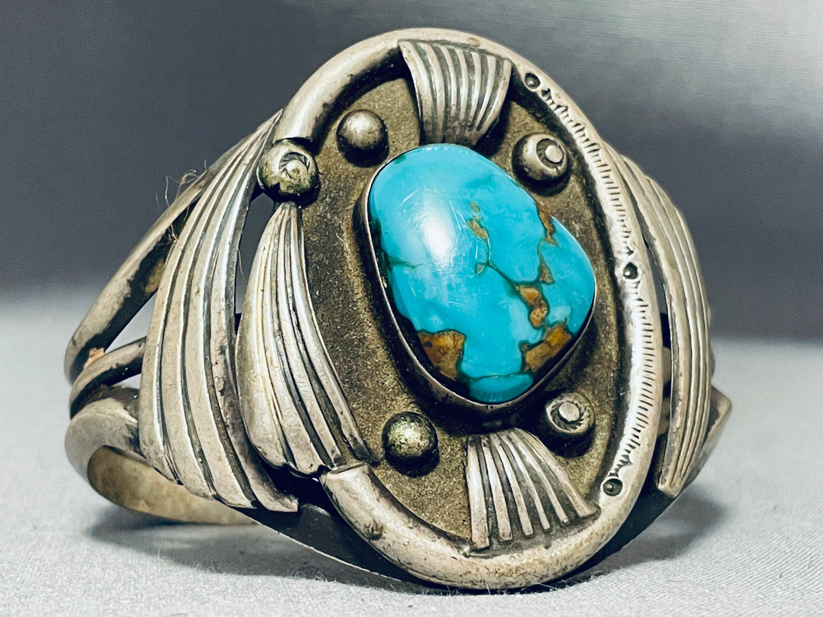 Phil Tso Unforgettable Vintage Native American Navajo Royston Turquois ...