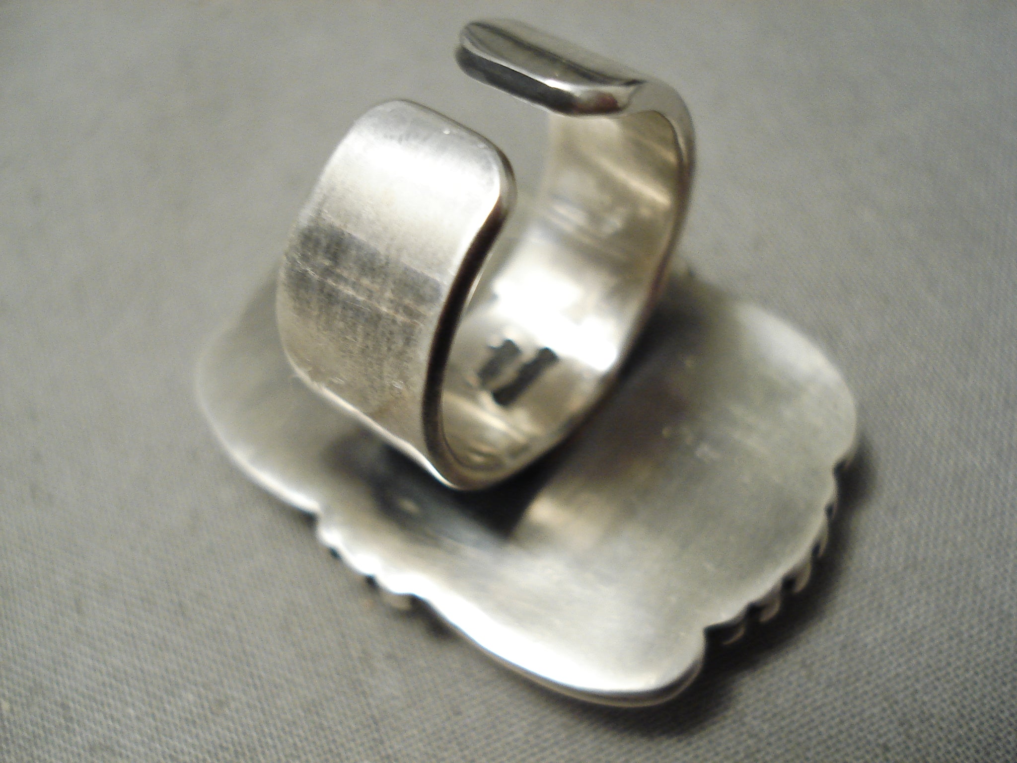 Important Vintage Verdy Jake Turquoise Sterling Silver Native American ...