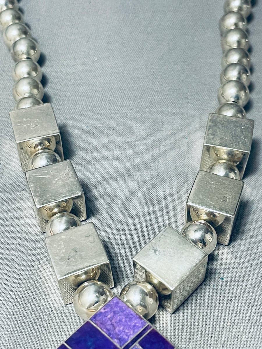 Best Ray Tracey Vintage Native American Navajo Charoite Sterling Silve ...