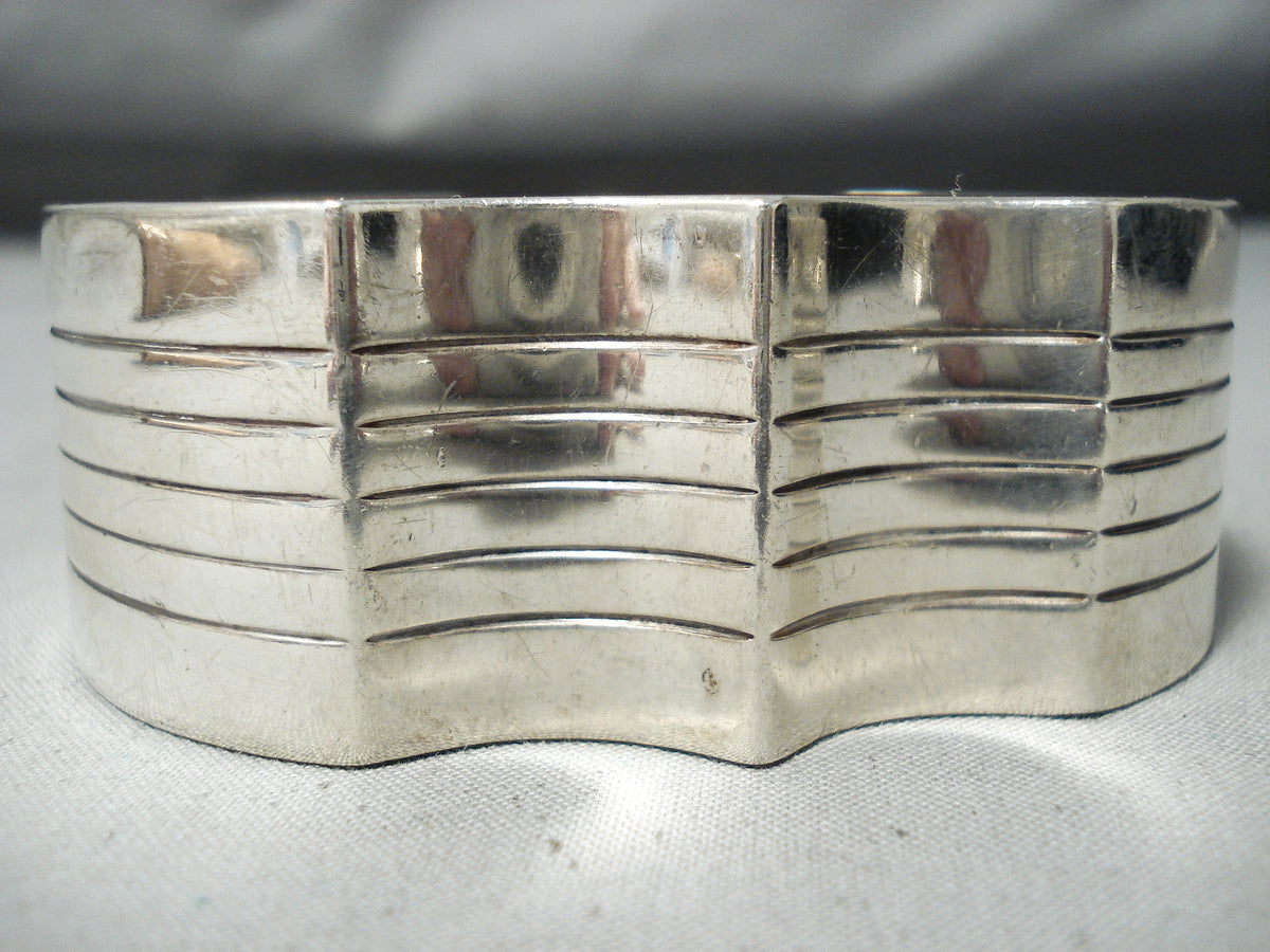 Important Vintage Native American Navajo Yellowhorse Sterling Silver C ...