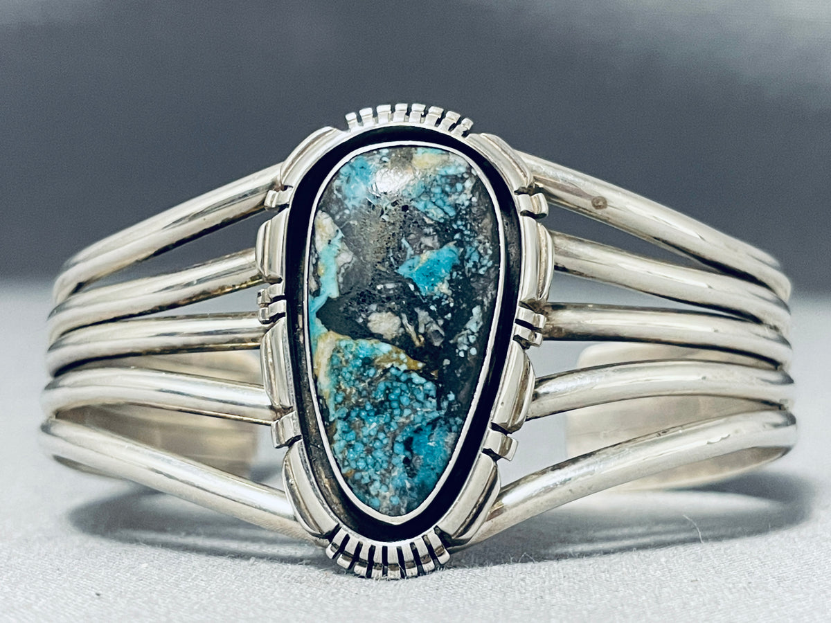 Lavender Pit Bisbee Turquosie Vintage Native American Navajo Sterling ...