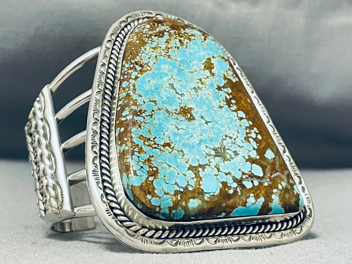 Best Jo Tso Native American Navajo #8 Turquoise Sterling Silver Bracel ...