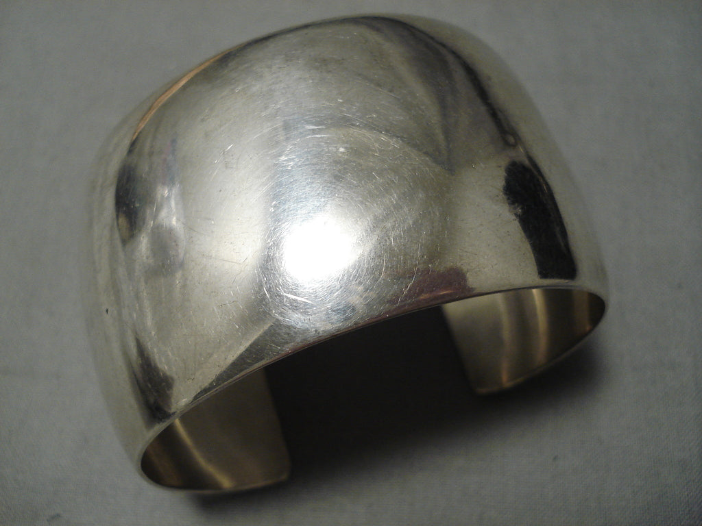 Important Ray Tracey Vintage Sterling Silver Native American Navajo Br ...