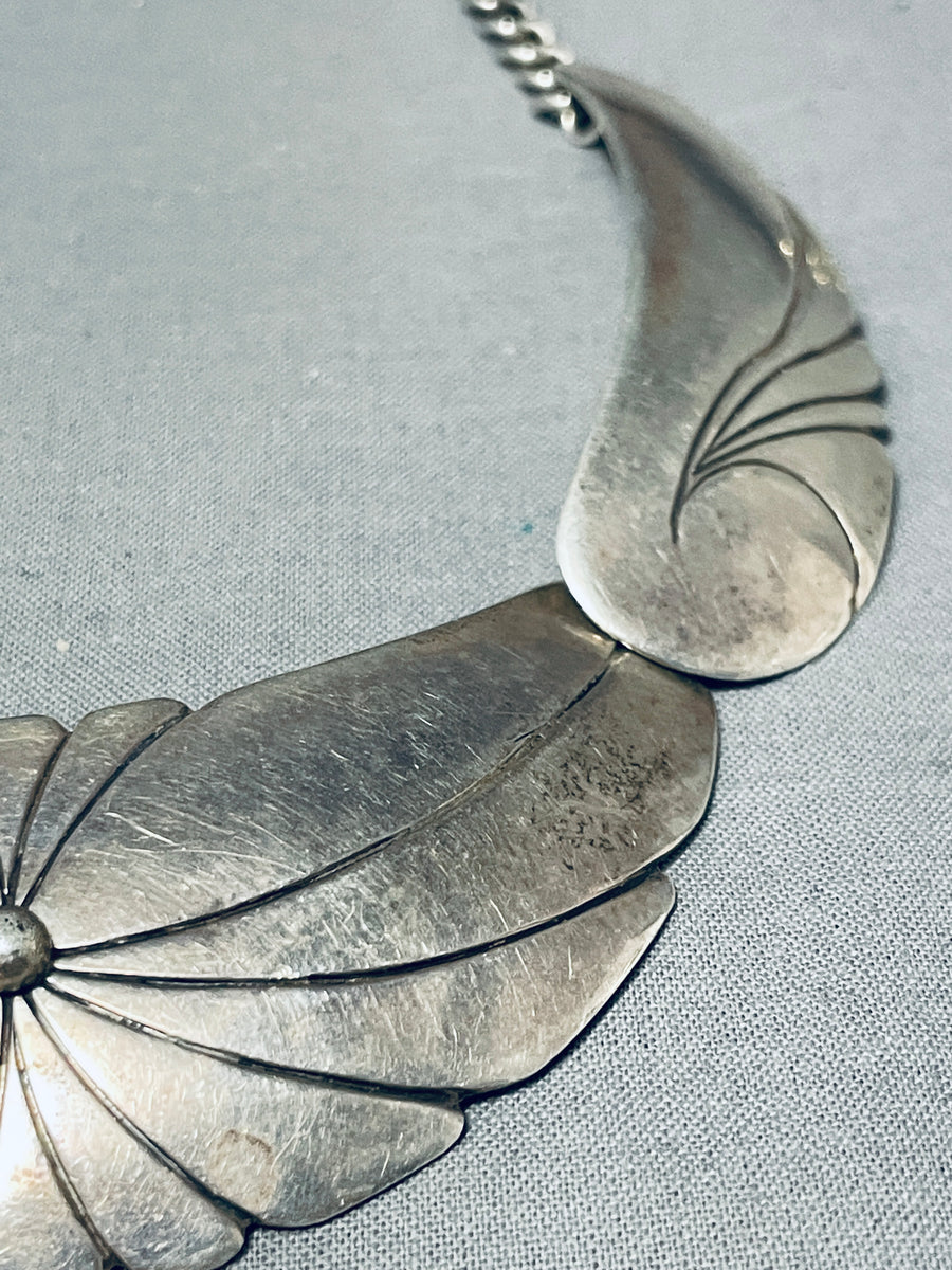 One Of The Best Vintage Native American Navajo Cleopatra Sterling Silv ...