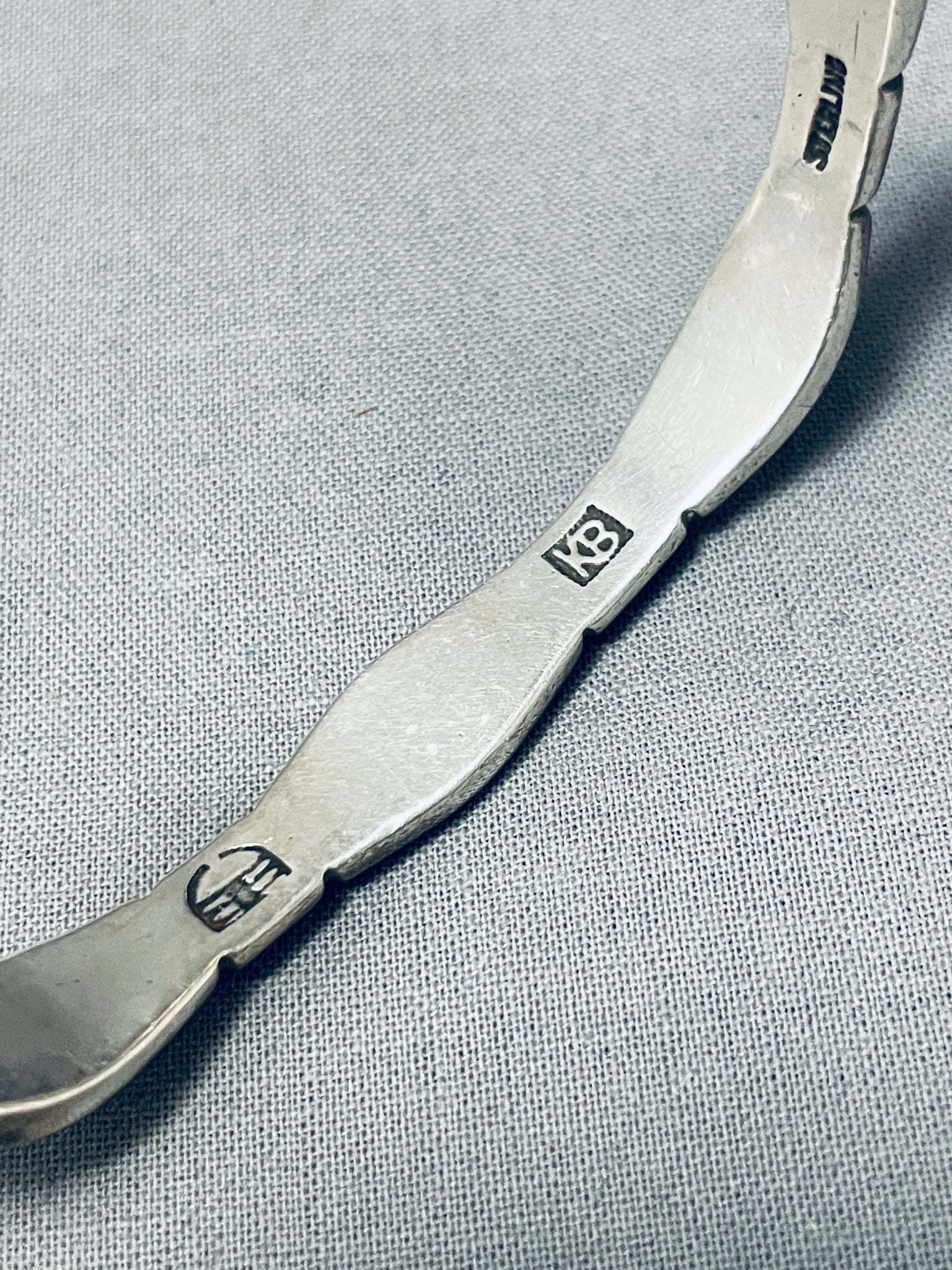 Very Important Vintage Native American Navajo Kenneth Begay Sterling S ...