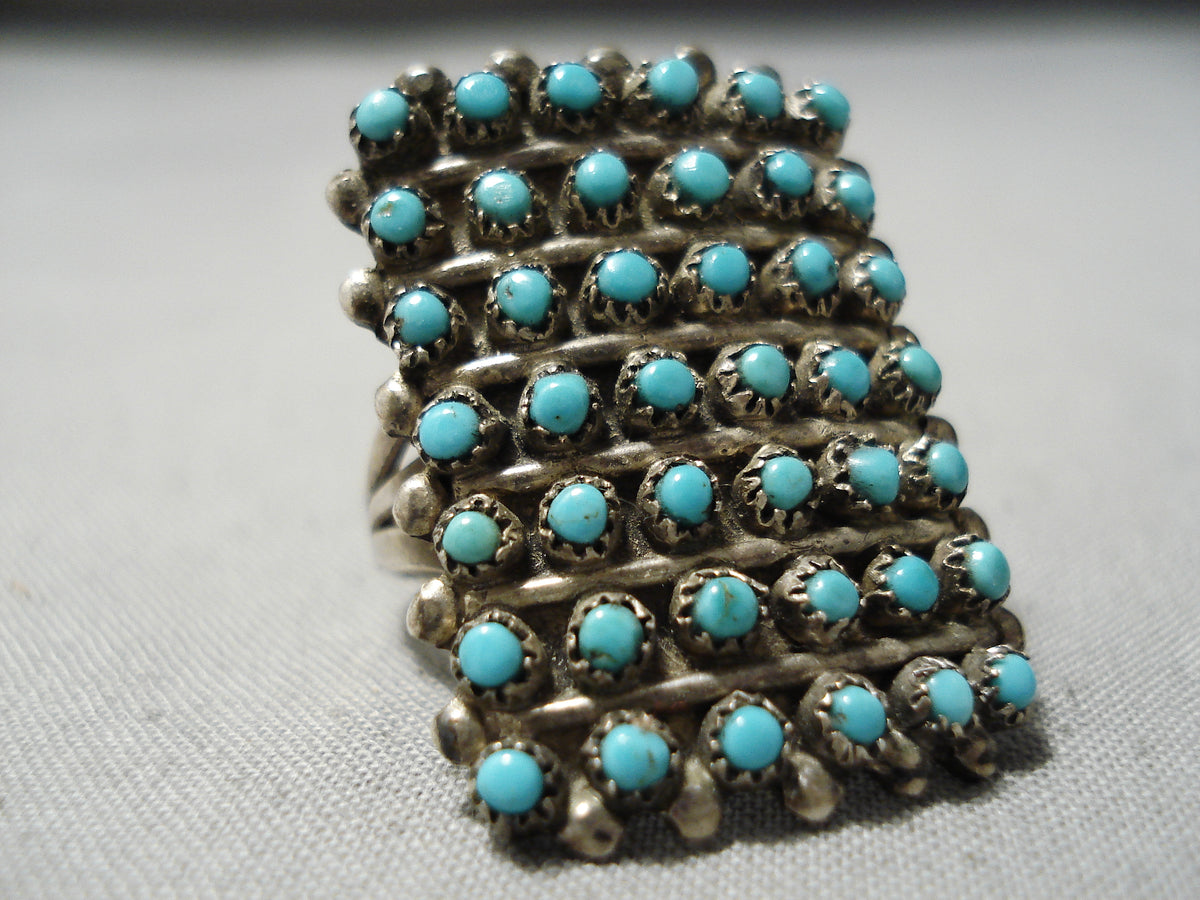 One Of The Best Vintage Native American Navajo Snake Eyes Turquoise Zu ...