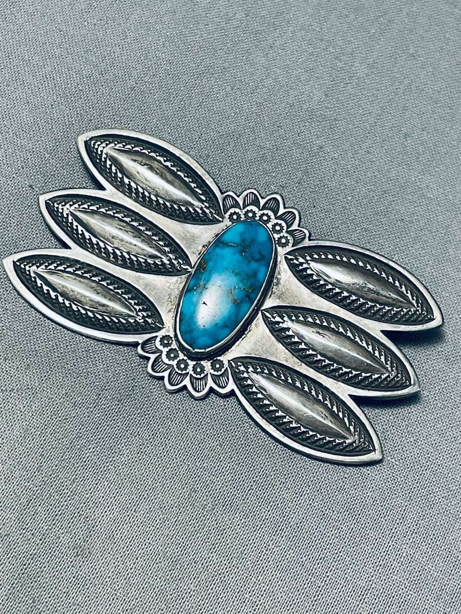 One Of Best Artists Vintage Native American Navajo Perry Shorty Sterli ...