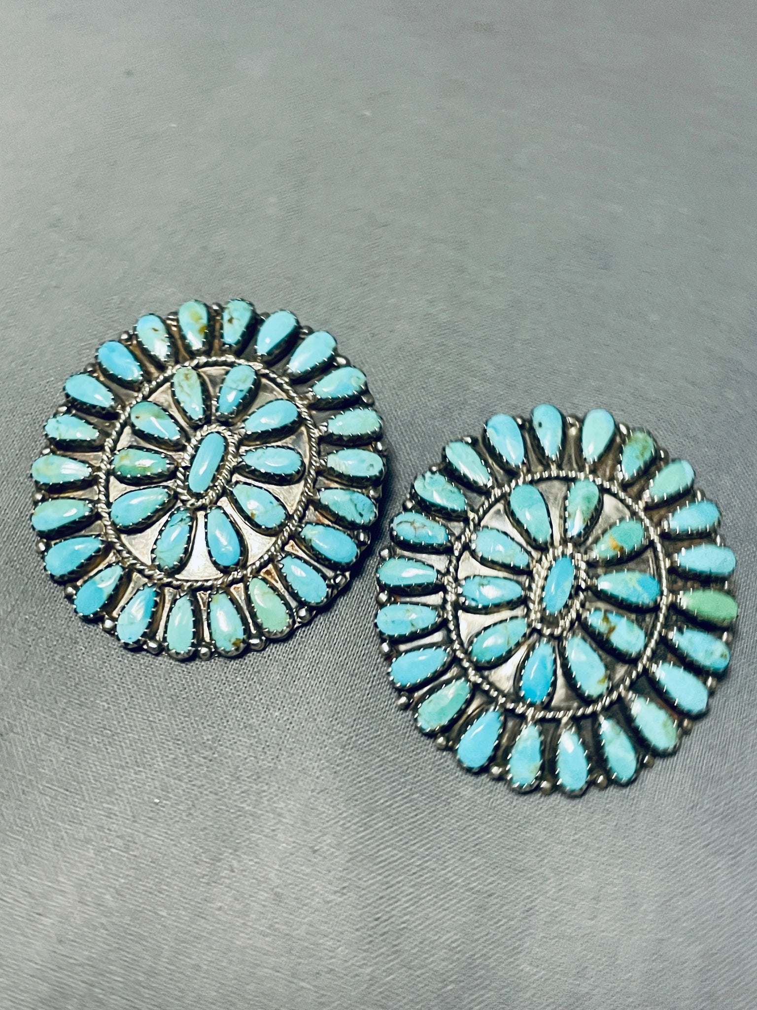 Larry Moses Begay Amazing Vintage Native American Navajo Turquoise Ste ...