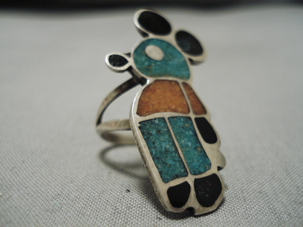 One Of The Oldest Vintage Native American Navajo Mickey Mouse Turquois ...