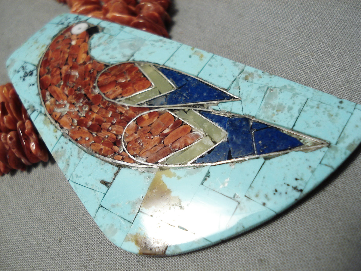 Native American Important Ray Rosetta Santo Domingo Spiny Oyster Sterl ...