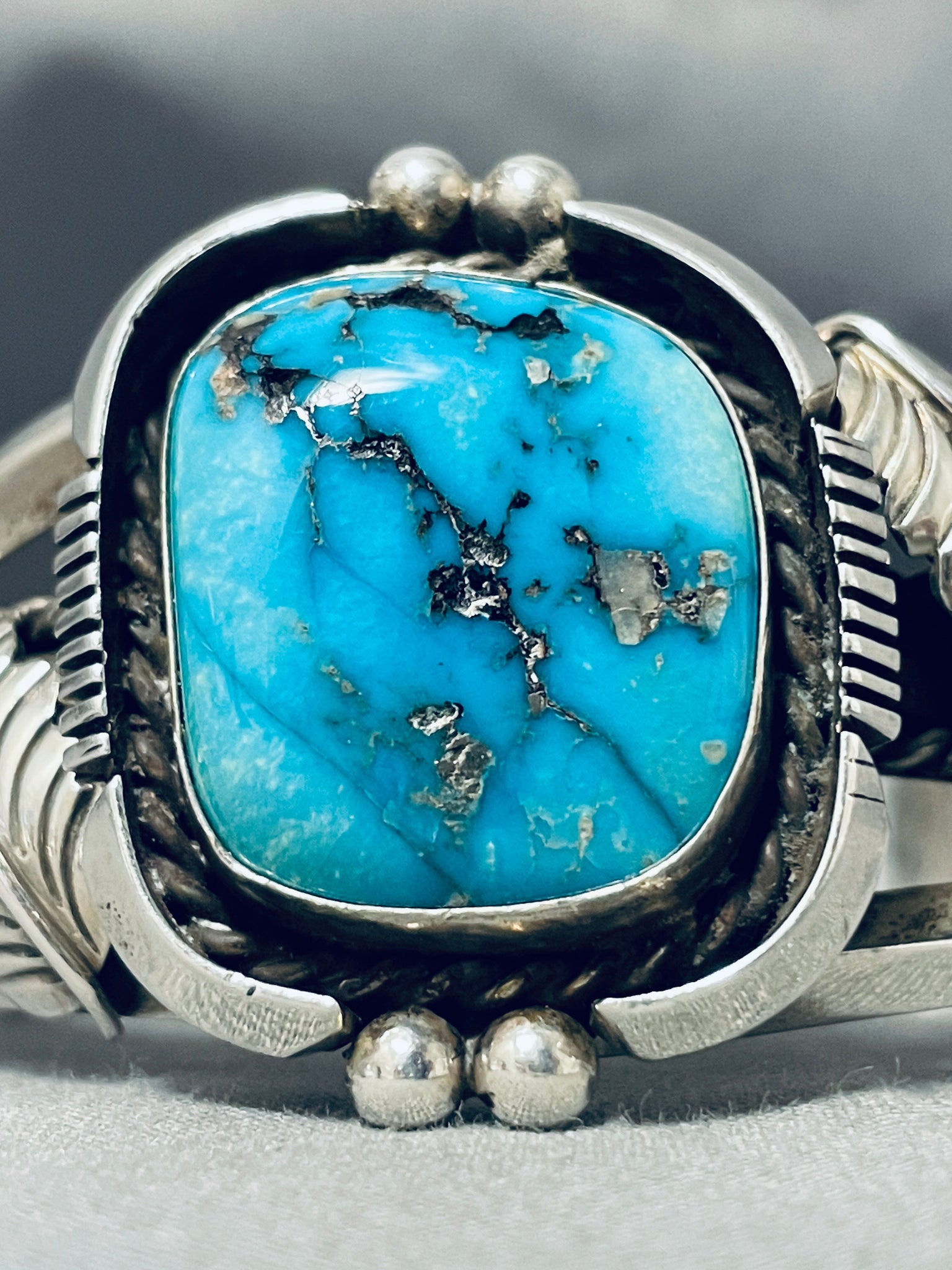 Alice Platero Vintage Native American Navajo Old Kingman Turquoise Ste ...