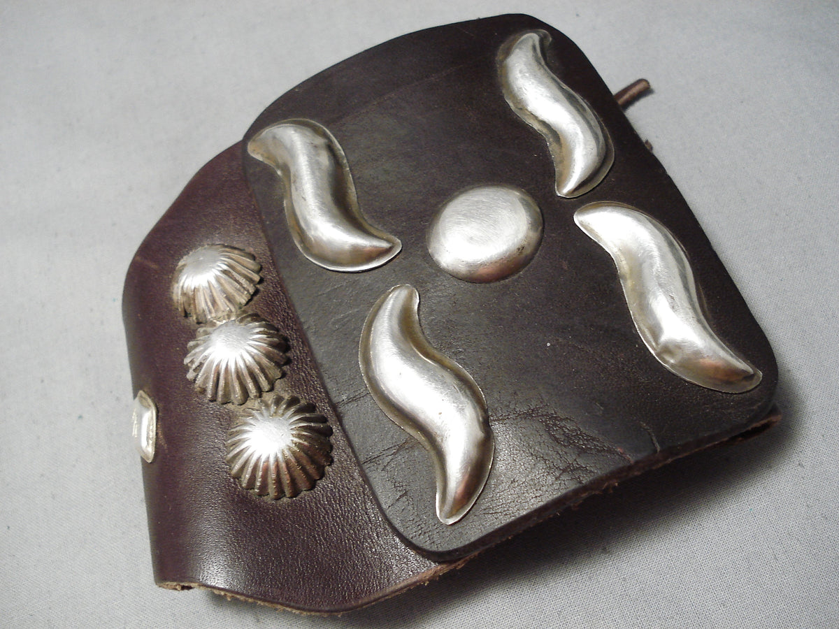 Astounding Navajo Sterling Silver Bowguard Native American – Nativo Arts