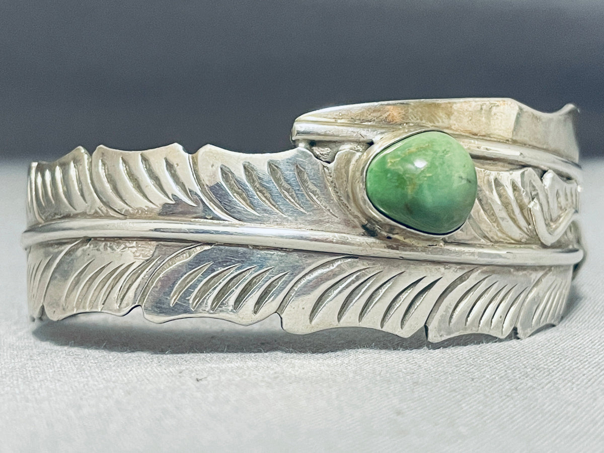 Ben Begaye (d.) Vintage Native American Navajo Royston Turquoise Sterl ...