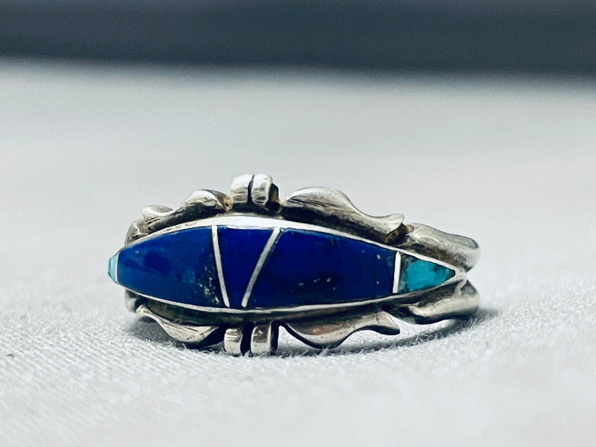Extraordinary Carl Begay Vintage Native American Navajo Lapis Sterling ...