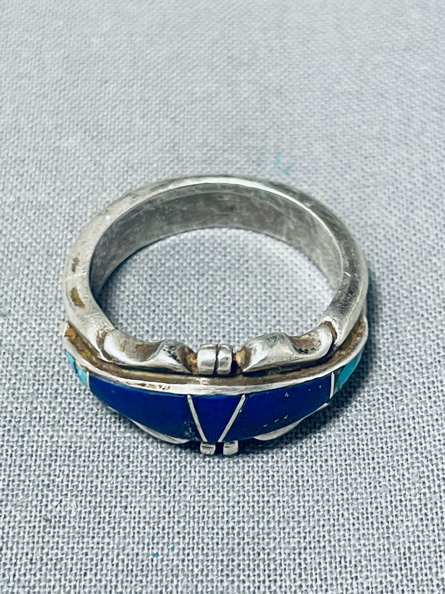 Extraordinary Carl Begay Vintage Native American Navajo Lapis Sterling ...