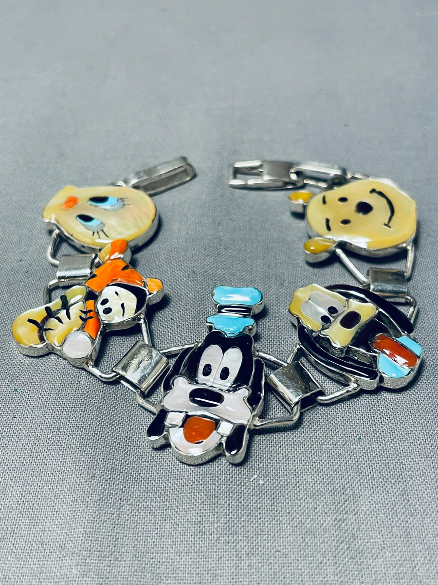 The Best Ever Native American Mickey Mouse Turquoise Sterling Silver B ...