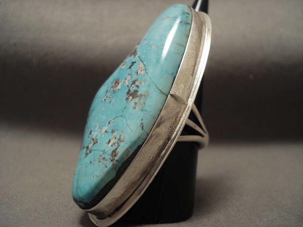 Absolutely Huge Vintage Navajo Natural Carlin Turquoise Native America ...