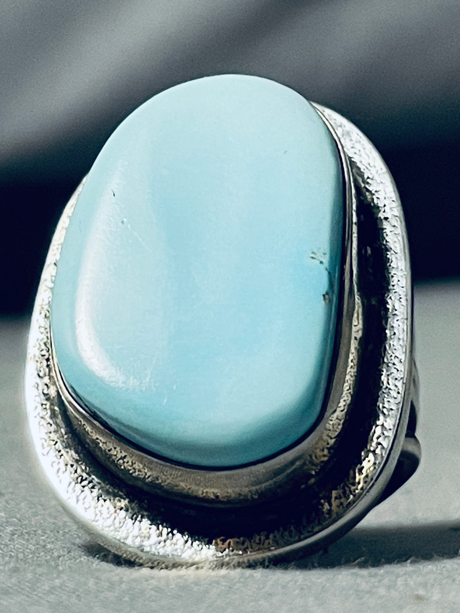 Native American Huge Authentic Tommy Jackson Turquoise Sterling Silver ...