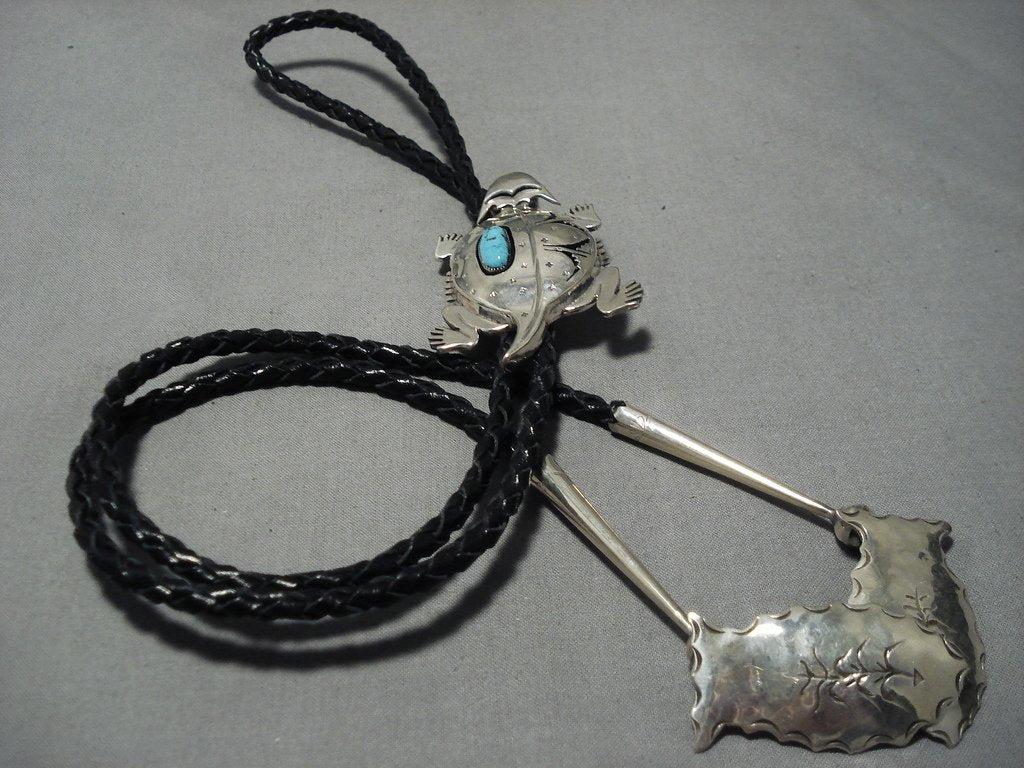 Astonishing Vintage Native American Navajo Sterling Silver Horned Toad ...