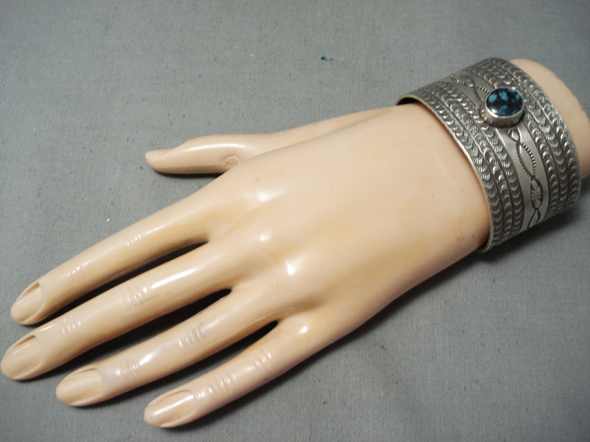 Landoll Benally Native American Navajo Godber Turquoise Sterling Silve ...