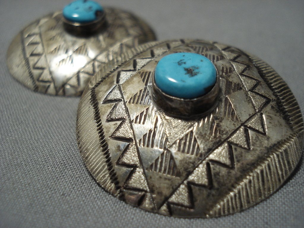 Beautiful Vintage Native American Jewelry Navajo Snake Eyes Turquoise ...